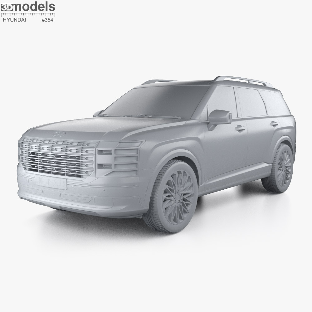 Hyundai Palisade 2025 3D model - Download Crossover SUV on 3DModels.org