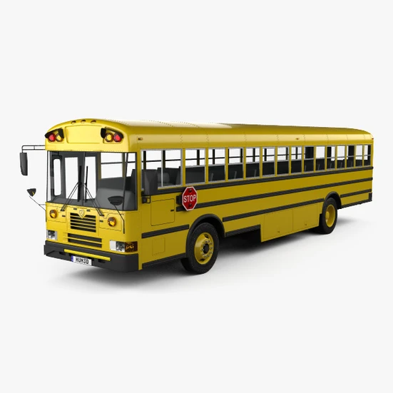 School bus 3D Models Download - 3DModels.org