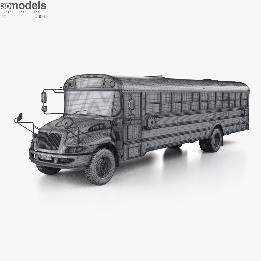 IC CE Autobus Scolaire 2025 Modèle 3D - Télécharger Autobus on 3DModels.org