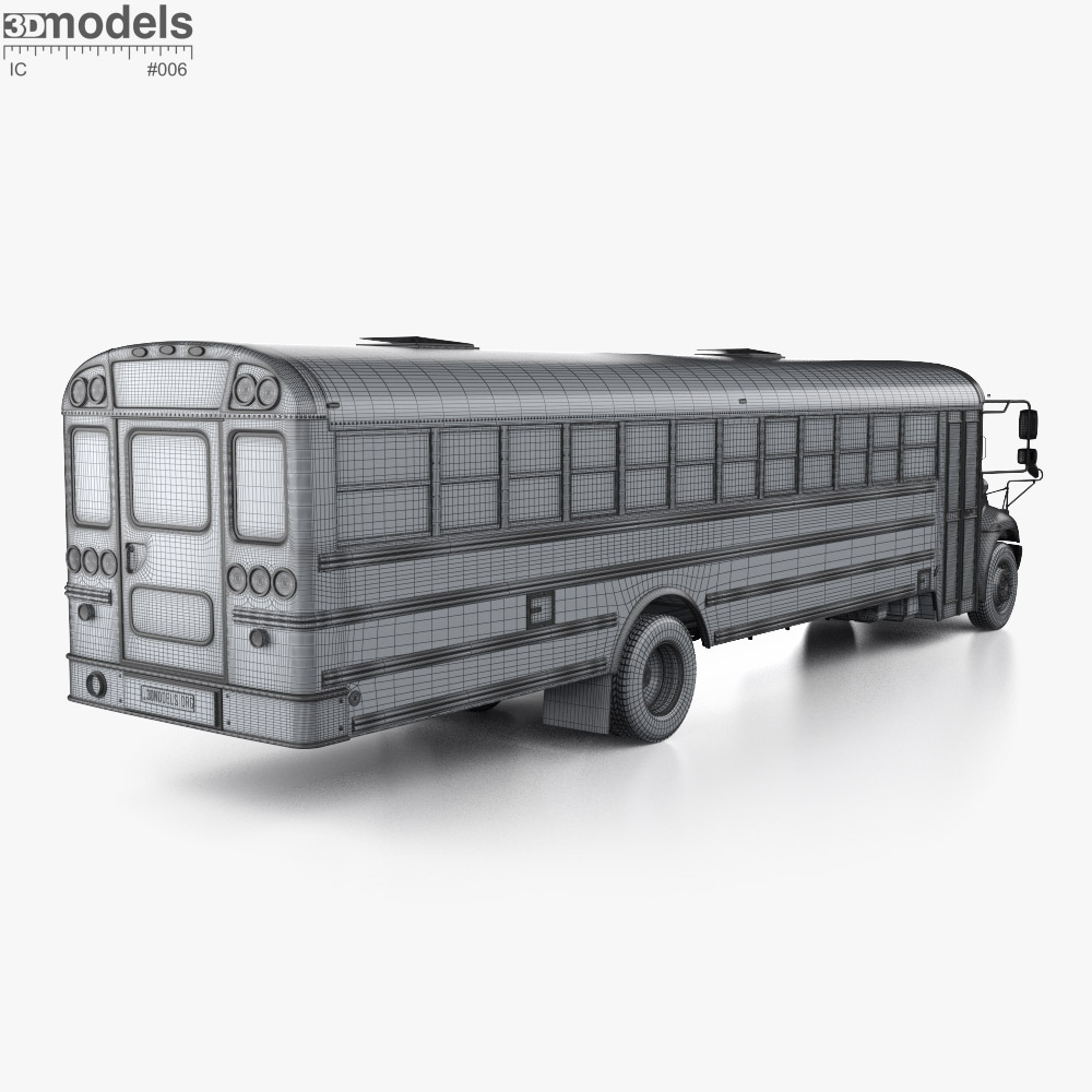 IC CE 통학 버스 2025 3D 모델 - 다운로드 버스 on 3DModels.org