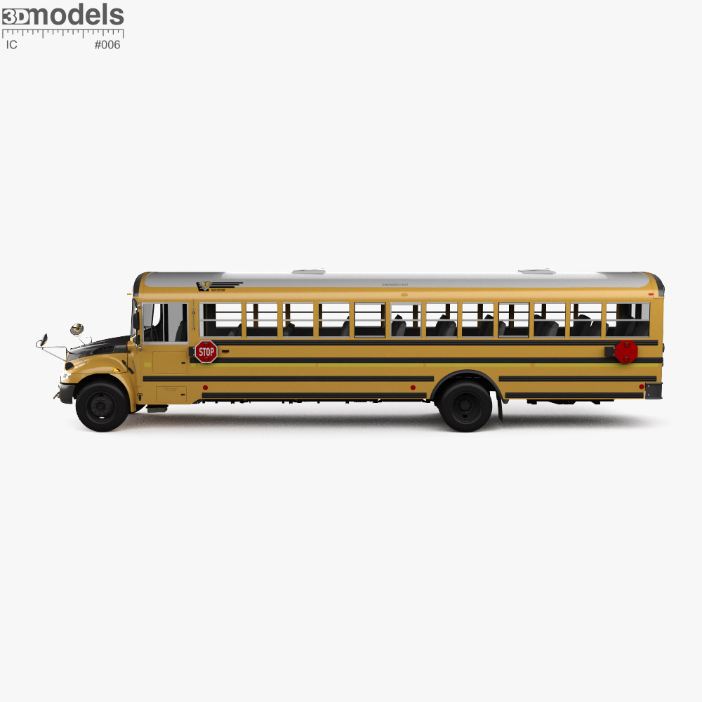 IC CE Autobús Escolar 2025 Modelo 3D - Descargar Autobús on 3DModels.org