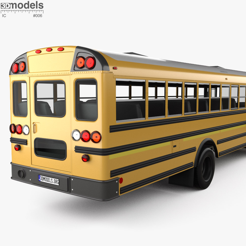 IC CE 통학 버스 2025 3D 모델 - 다운로드 버스 on 3DModels.org
