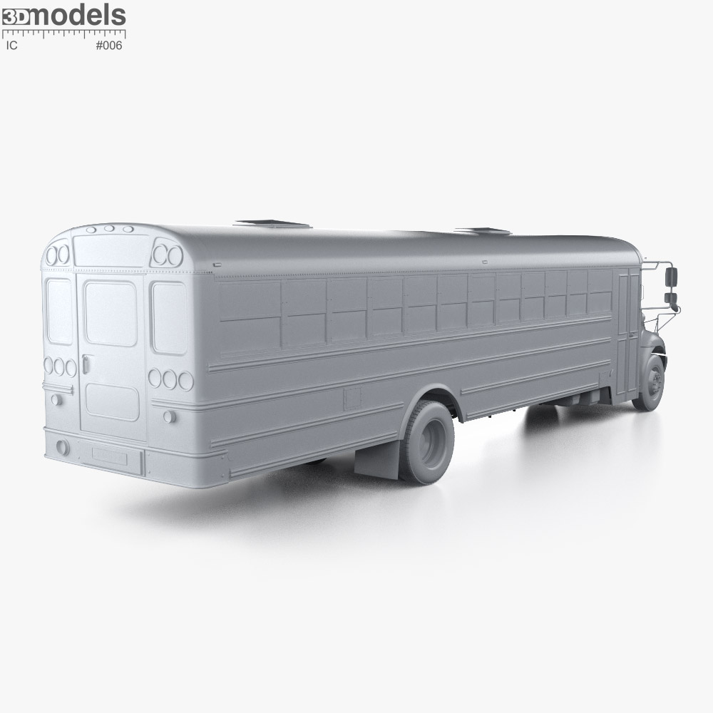 IC CE Autobús Escolar 2025 Modelo 3D - Descargar Autobús on 3DModels.org