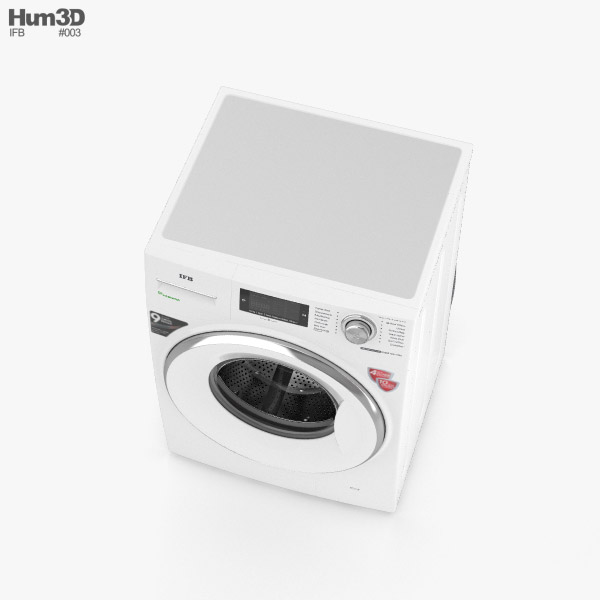 IFB Executive Plus VX ID Washing Machine 3D model - Download Home ...