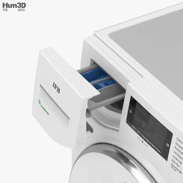 IFB Executive Plus VX ID Washing Machine 3D model - Download Home ...