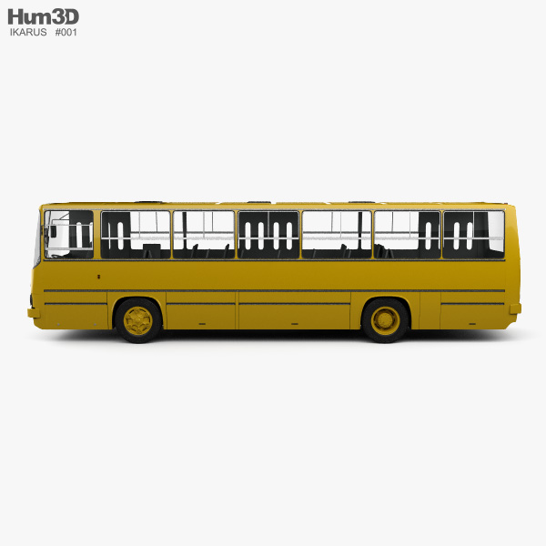 Ikarus 260-01 bus 1981 3D model - Download Bus on 3DModels.org