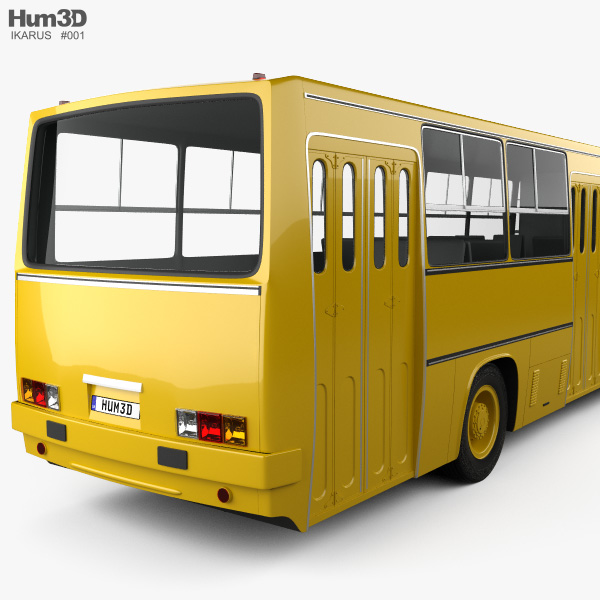Ikarus 260-01 bus 1981 3D model - Download Bus on 3DModels.org