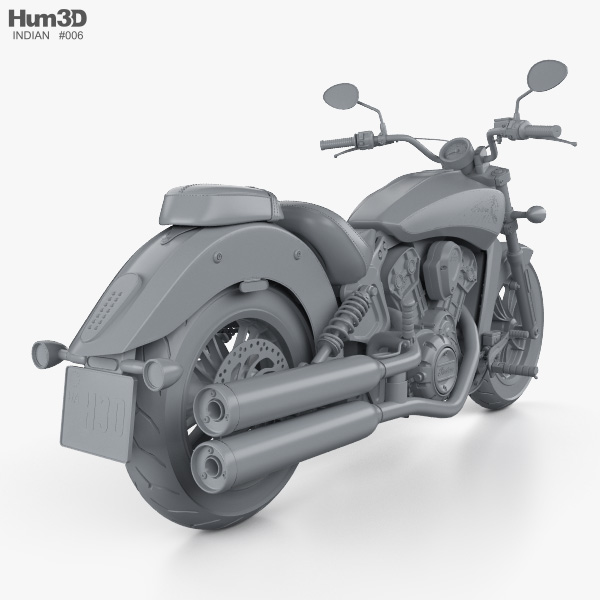 Indian Scout 2018 3D model - Download Motorcycle on 3DModels.org