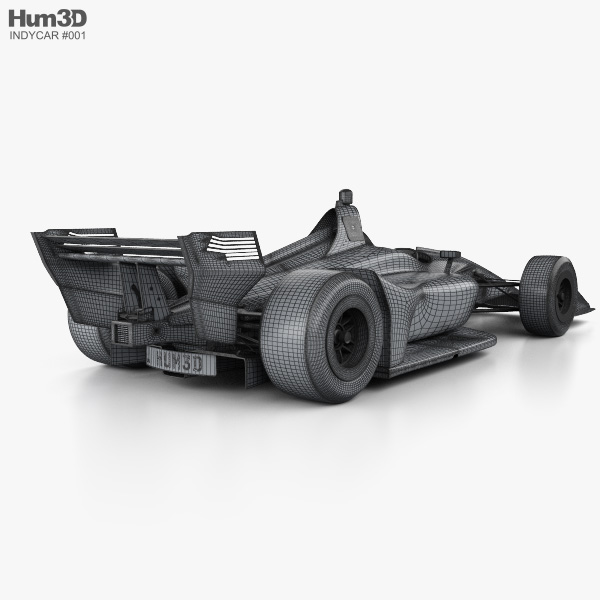 Indycar Short Oval 2018 3D model - Download Sports car on 3DModels.org