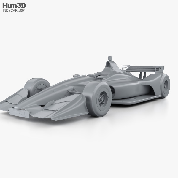 Indycar Short Oval 2018 3D model - Download Sports car on 3DModels.org