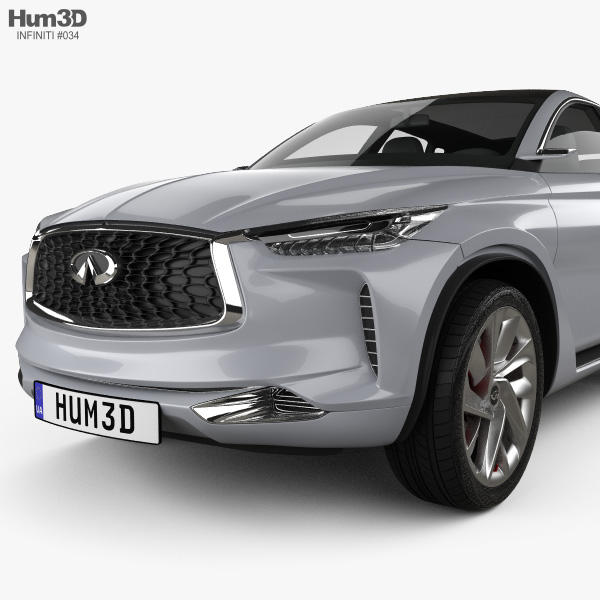 Infiniti QX Sport Inspiration 2017 3D model - Download Crossover SUV on ...