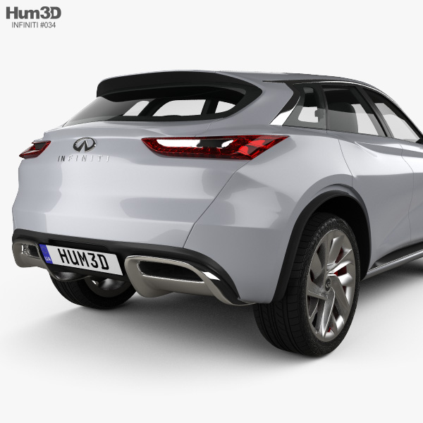 Infiniti QX Sport Inspiration 2017 3D model - Download Crossover SUV on ...