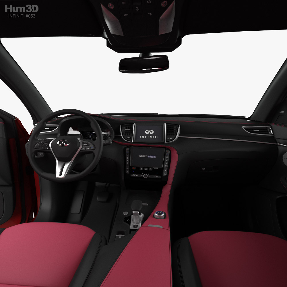 Infiniti QX55 US-spec with HQ interior 2024 3D model - Download ...