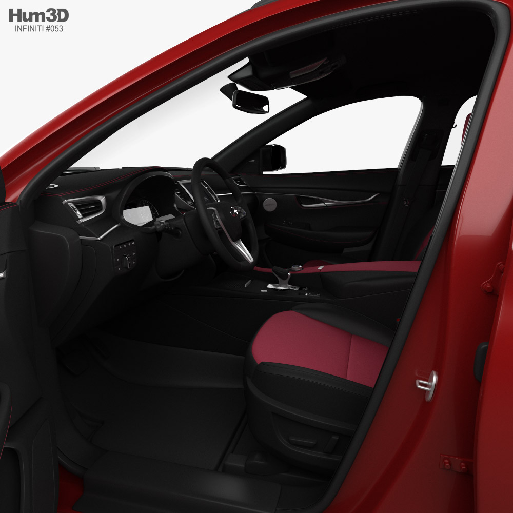 Infiniti QX55 US-spec with HQ interior 2024 3D model - Download ...