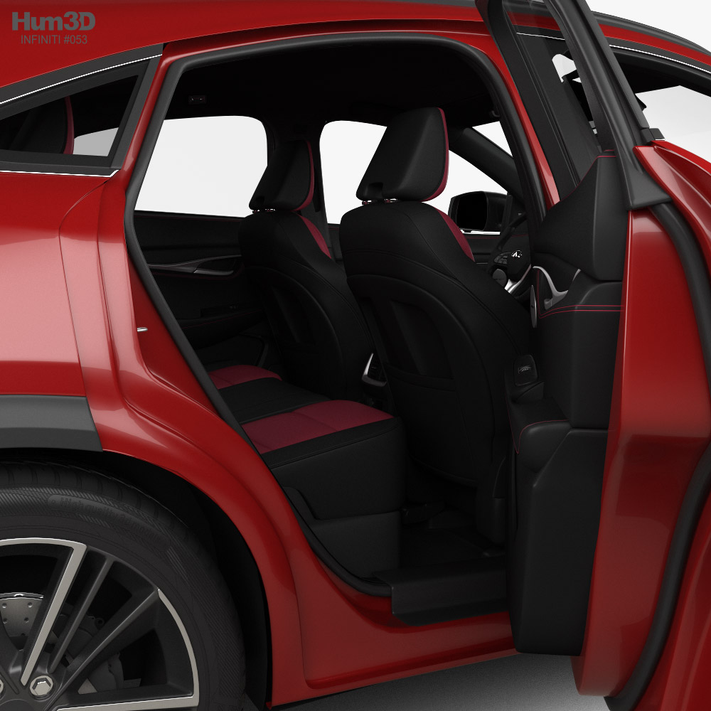 Infiniti QX55 US-spec with HQ interior 2024 3D model - Download ...