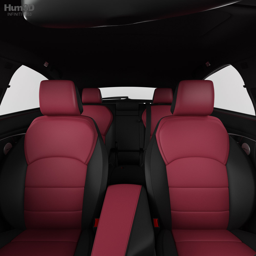 Infiniti QX55 US-spec with HQ interior 2024 3D model - Download ...