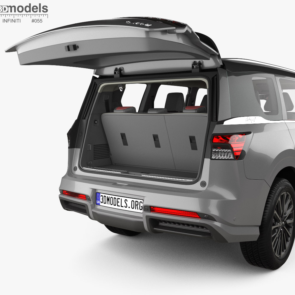 Infiniti QX80 Autograph US-spec with HQ interior 2025 3D model ...