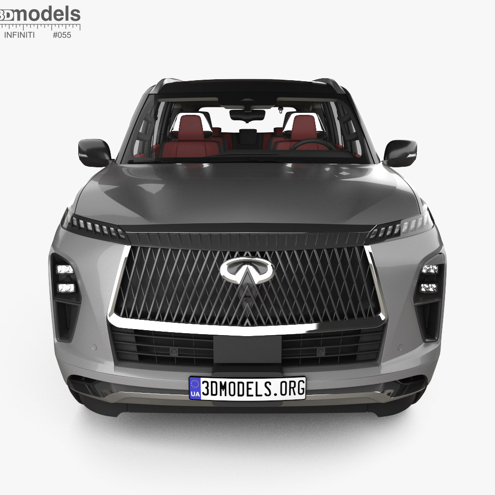 Infiniti QX80 Autograph US-spec with HQ interior 2025 3D model ...