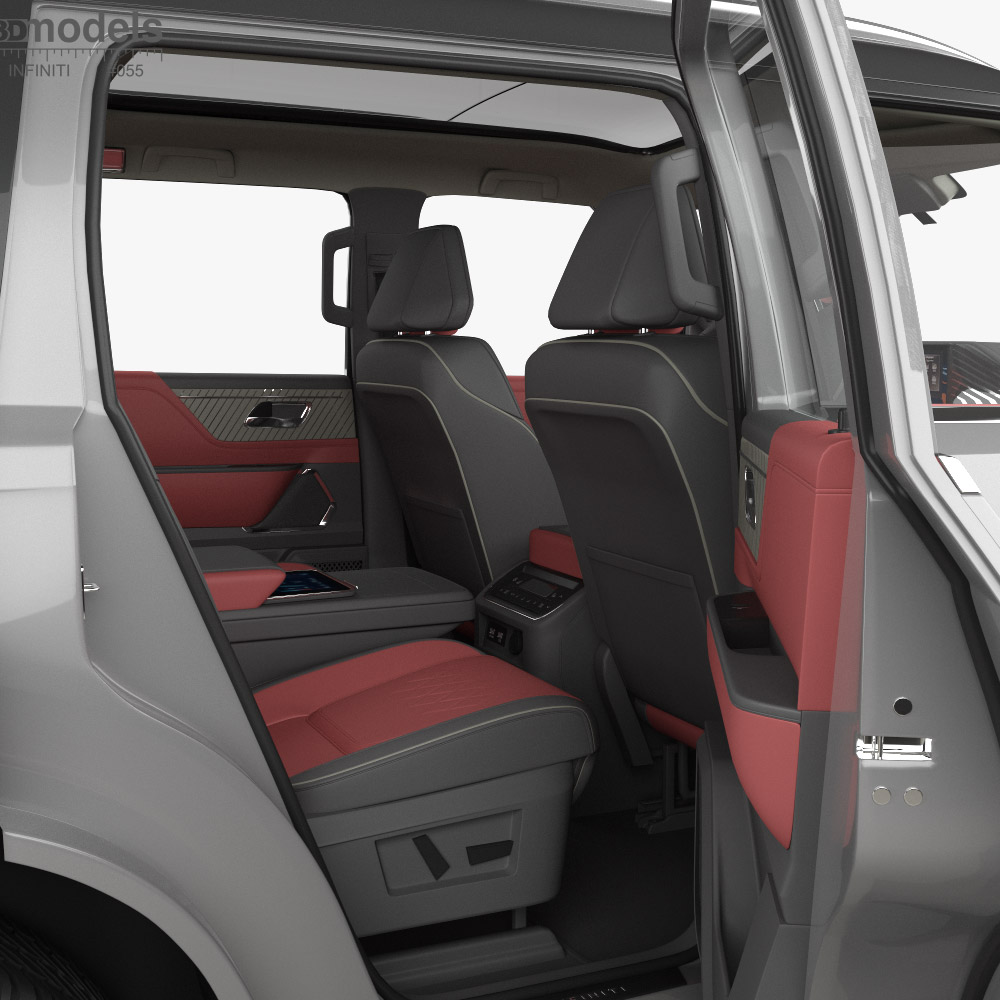 Infiniti QX80 Autograph US-spec with HQ interior 2025 3D model ...