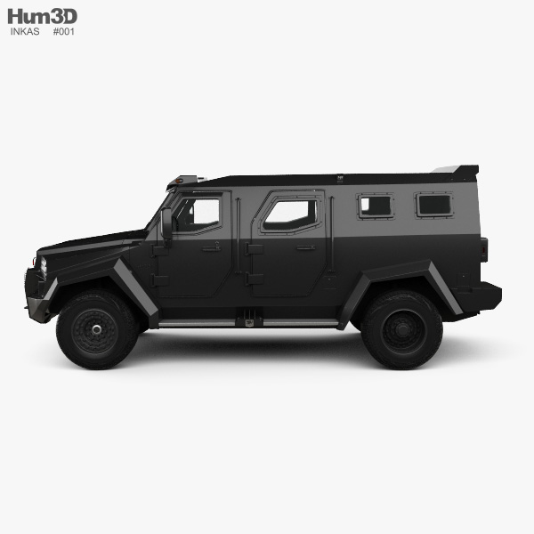 Inkas Sentry Civilian 2022 3D model - Download Crossover SUV on ...