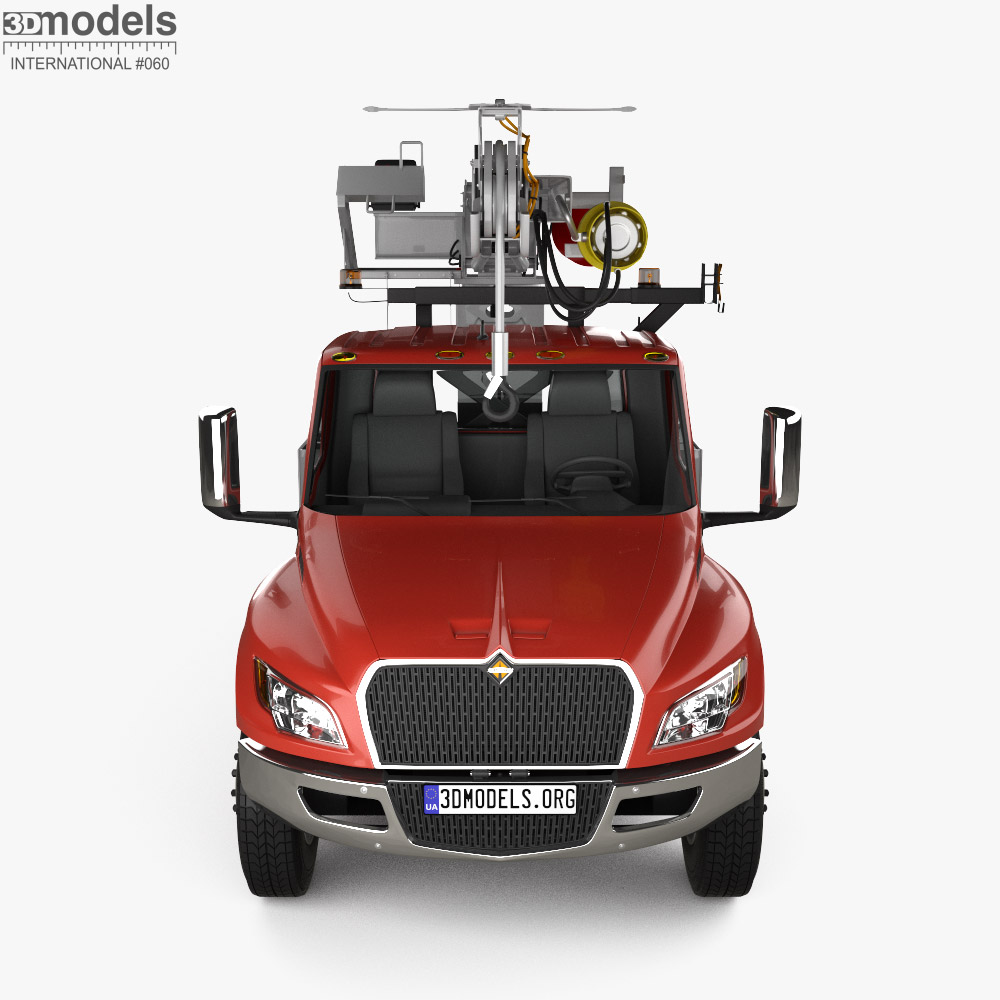 International MV Digger Truck 2025 3D model - Download Truck on ...