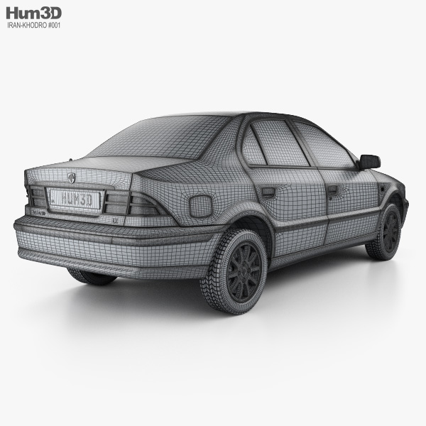 Iran Khodro Samand 2014 Modèle 3D - Télécharger Sedan on 3DModels.org