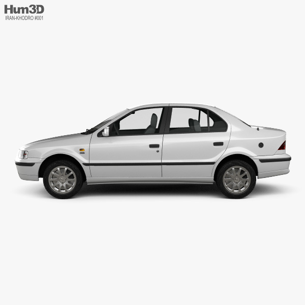 Iran Khodro Samand 2014 3D model - Download Sedan on 3DModels.org