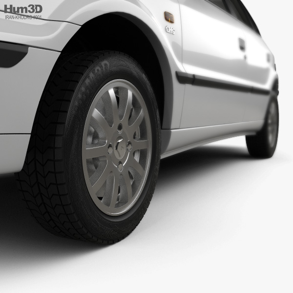 Iran Khodro Samand 2014 3D model - Download Sedan on 3DModels.org
