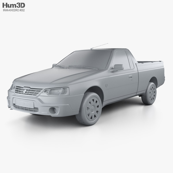 Iran Khodro Arisun 2019 3D model - Download Pickup on 3DModels.org