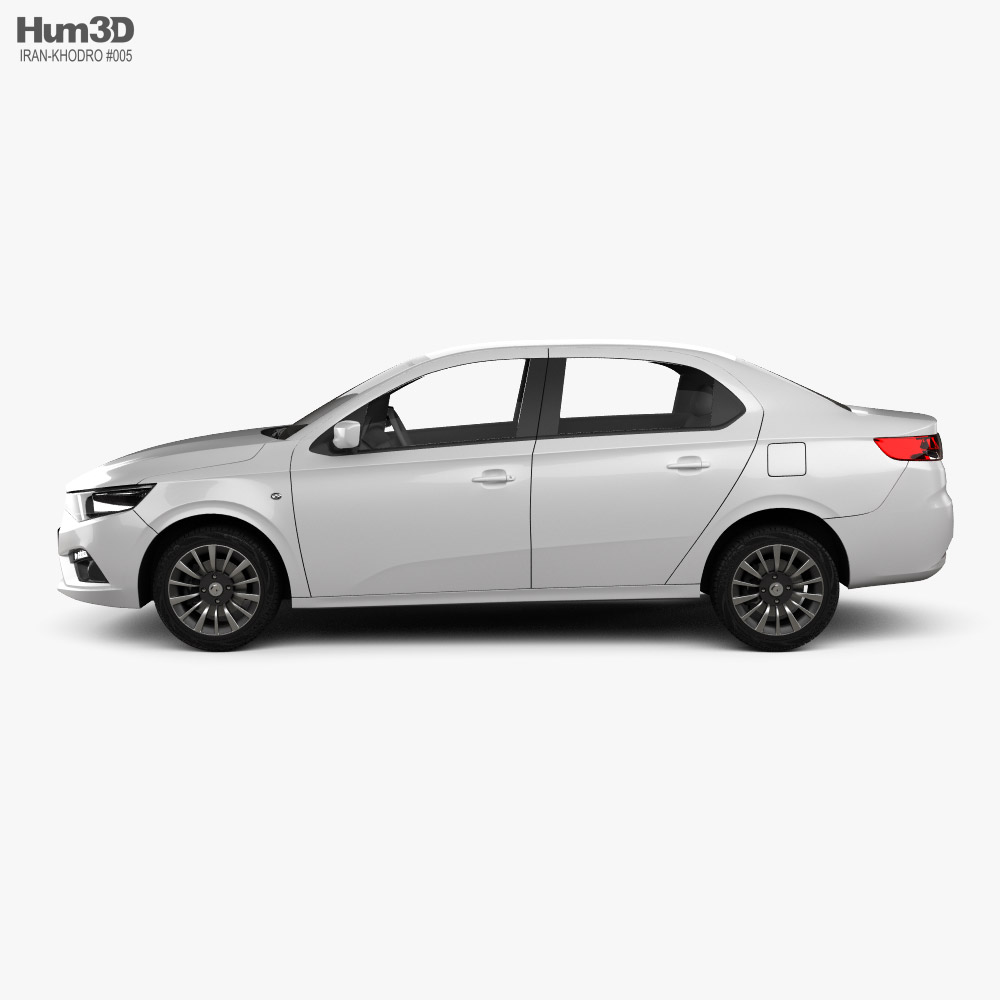 Iran Khodro K132 2024 3D model - Download Sedan on 3DModels.org