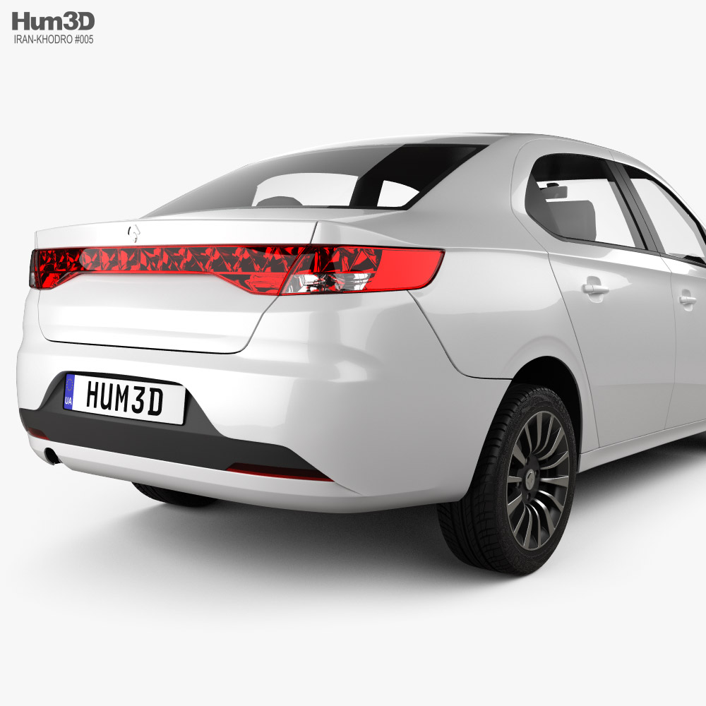 Iran Khodro K132 2024 3D model - Download Sedan on 3DModels.org