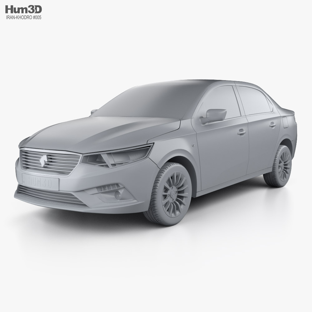 Iran Khodro K132 2024 3D model - Download Sedan on 3DModels.org