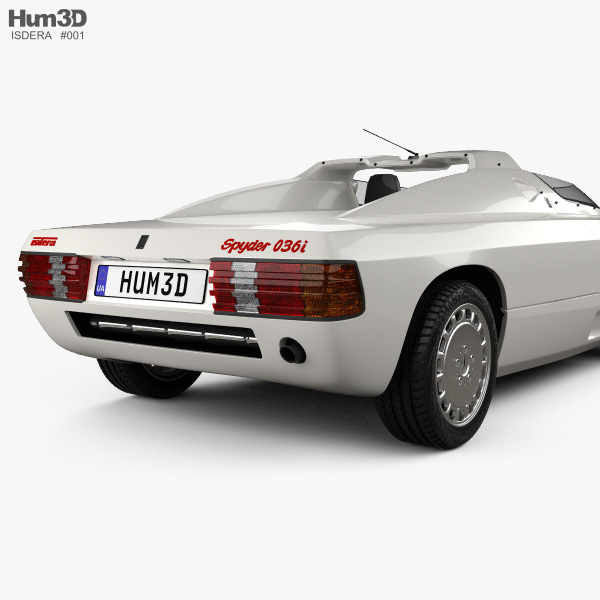 Isdera Spyder 036i 1991 3D model - Download Sports car on 3DModels.org