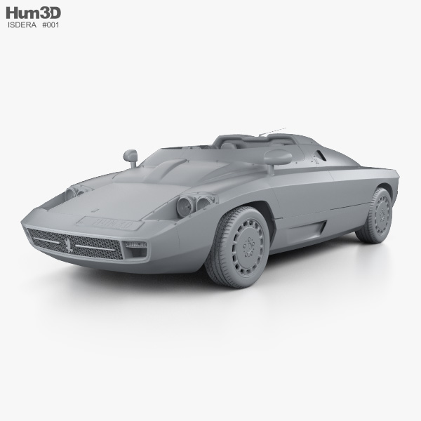 Isdera Spyder 036i 1991 3D model - Download Sports car on 3DModels.org
