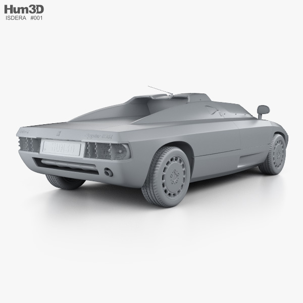 Isdera Spyder 036i 1991 3D model - Download Sports car on 3DModels.org