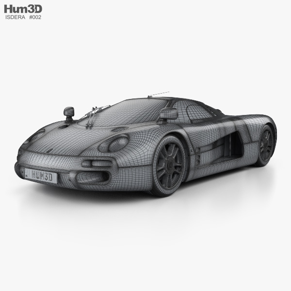 Isdera Silver Arrow C112i Prototype 2002 3D model - Download Sports car ...