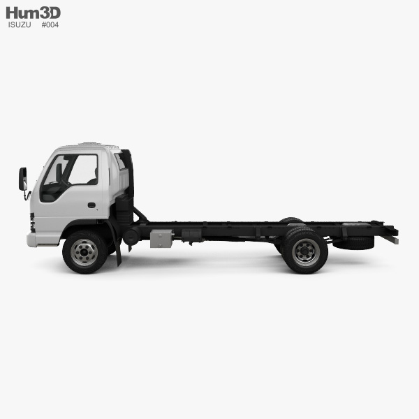 Isuzu NPR Chassis 2014 3D model - Download Truck on 3DModels.org