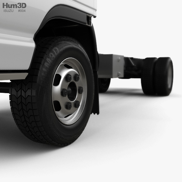 Isuzu NPR Chassis 2014 3D model - Download Truck on 3DModels.org