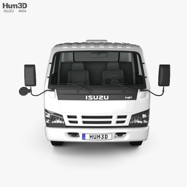 Isuzu NPR Chassis 2014 3D model - Download Truck on 3DModels.org