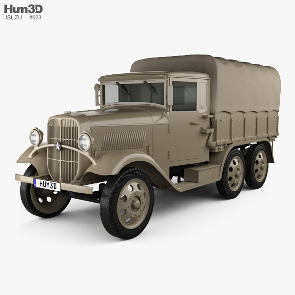 Isuzu truck 3D模型 下载 - 3DModels.org