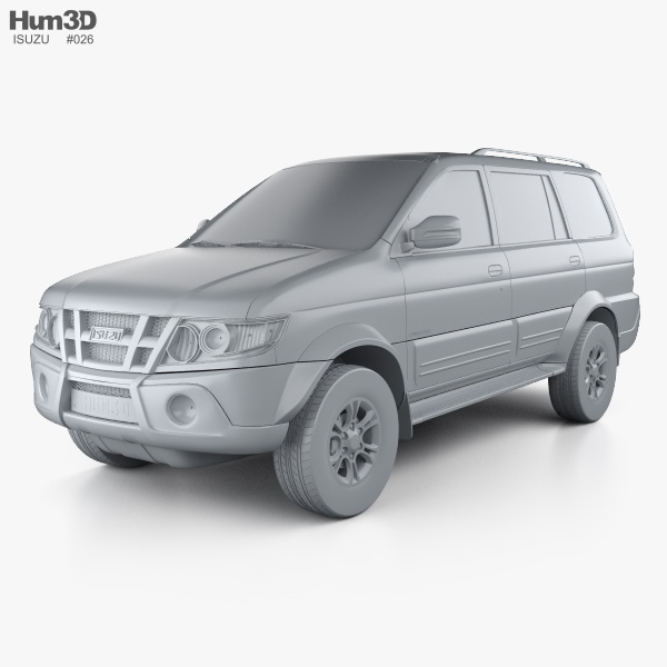 Isuzu Crosswind 2018 3D model - Download Crossover SUV on 3DModels.org