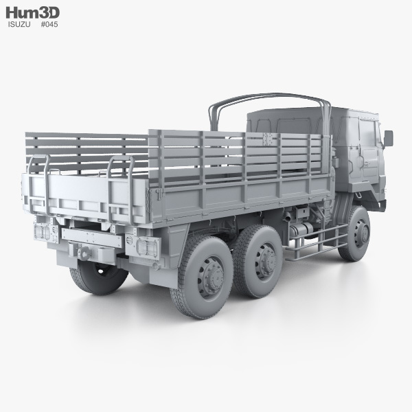 Camión Militar Isuzu SKW 475 M 2005 Modelo 3D - Descargar Camión on ...