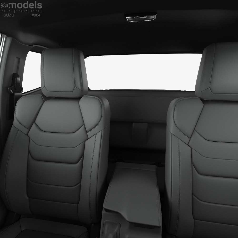 Isuzu D-Max Space Cab with HQ interior 2025 3D model - Download Pickup ...