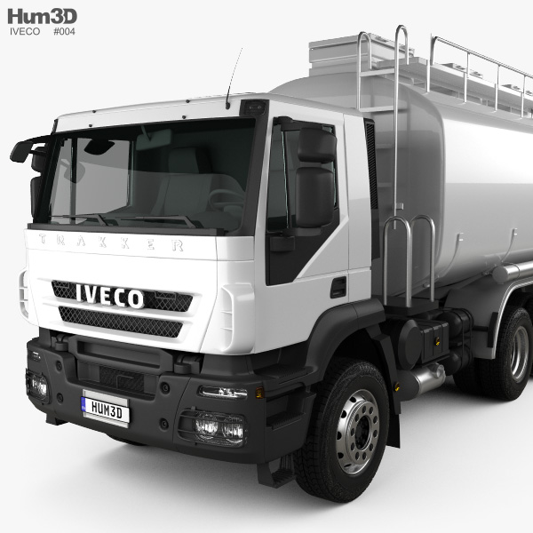 Iveco Trakker Fuel Tank Truck 2014 3D模型 - 下载 货车 on 3DModels.org