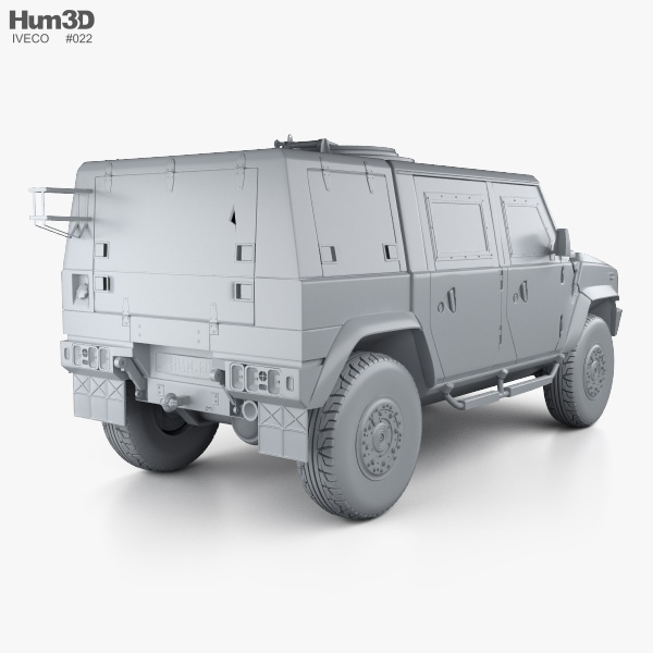 Iveco LMV (Lince) 2014 3D model - Download Crossover SUV on 3DModels.org