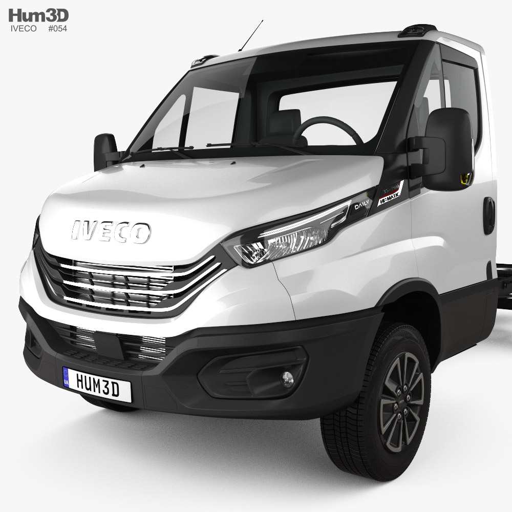 Iveco Daily Cabine Única Chassis 2024 Modelo 3D - Baixar Camião no ...