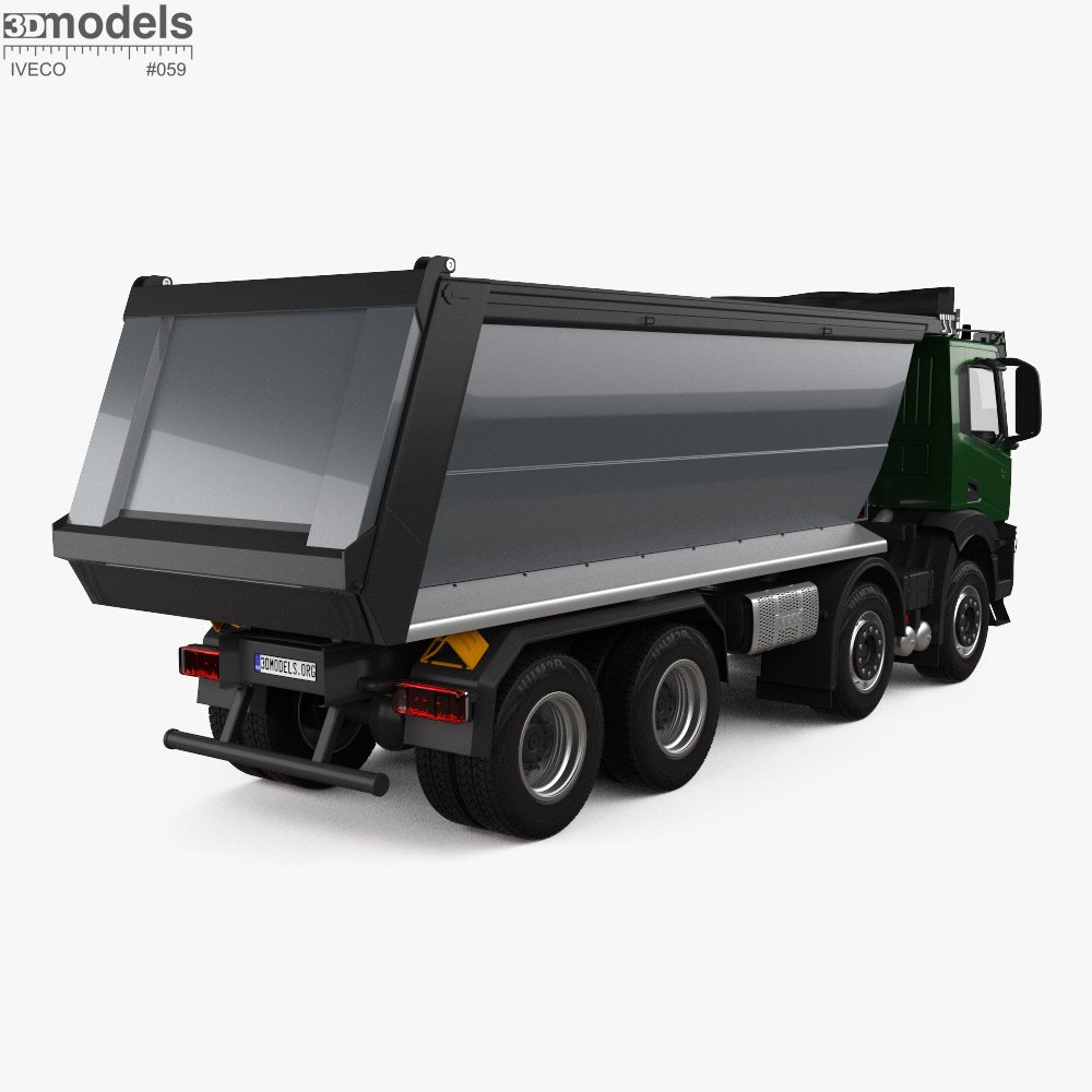 Iveco T-Way Tipper Truck 4-axle 2025 3D model - Download Truck on ...