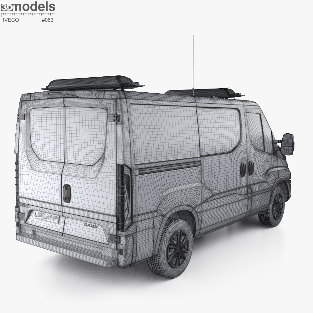 Iveco Daily Ambulance 2023 3D model - Download Van on 3DModels.org