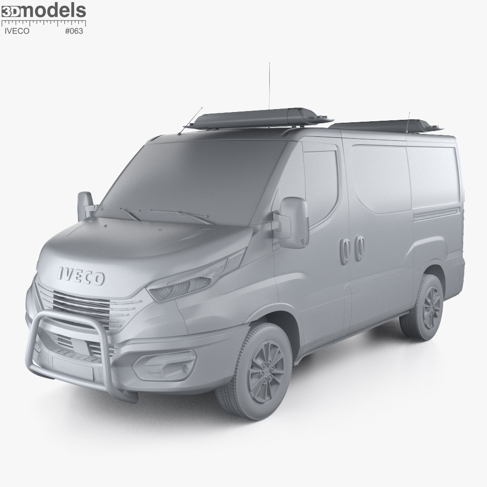 Iveco Daily Ambulance 2023 3D model - Download Van on 3DModels.org