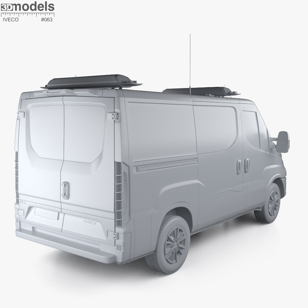 Iveco Daily Ambulance 2023 3D model - Download Van on 3DModels.org